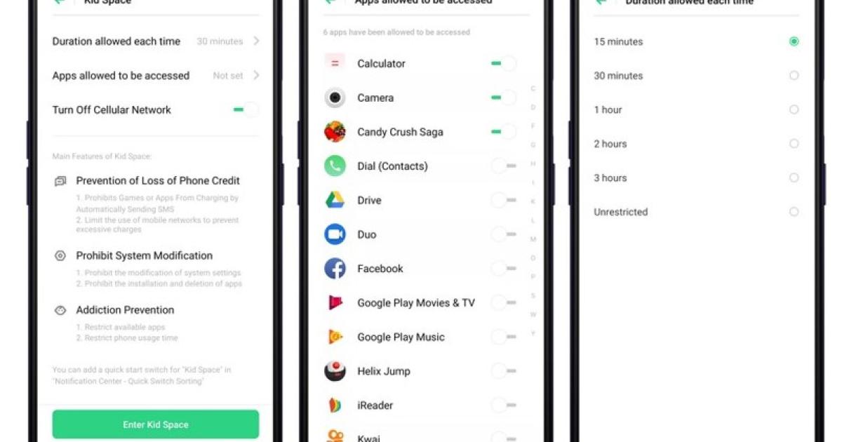 OPPO presenta el control parental 'Kid Space' - Techie Brekkie